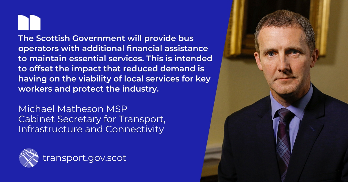 Emergency support for the Scottish bus industry | Transport Scotland